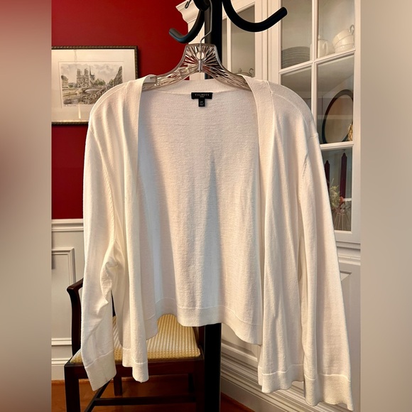 Talbots | Sweaters | Talbots White Cropped Cardigan Sweater | Poshmark
